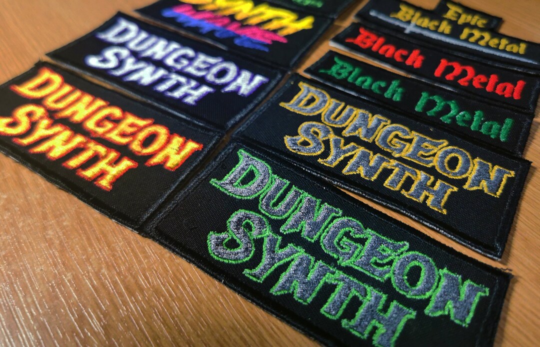 Dungeon Synth Iron on Embroidered Patch 80's 90's Summoning Caladan ...
