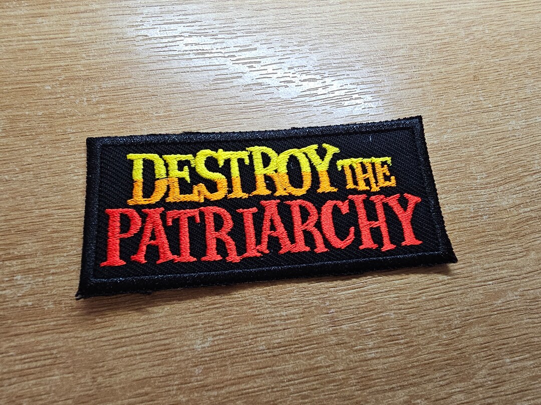 Destroy the Patriarchy Fire Colour Iron on Embroidered Patch Feminist Feminism Women's Rights - Etsy