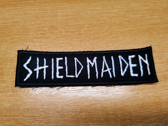 Shieldmaiden Iron on Embroidered Patch Viking Warrior Norse | Etsy