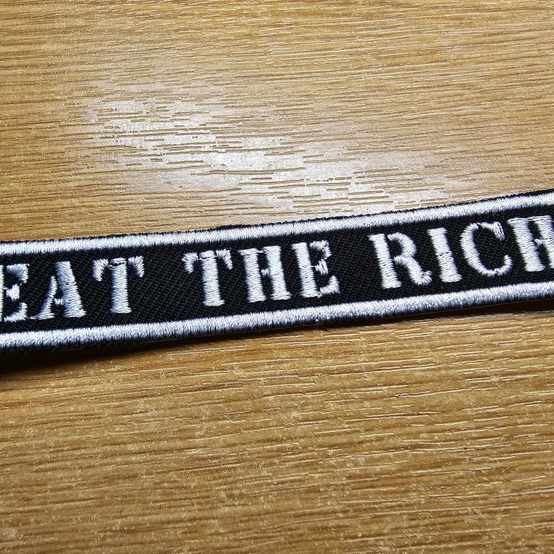 Eat the Rich Patch - Etsy