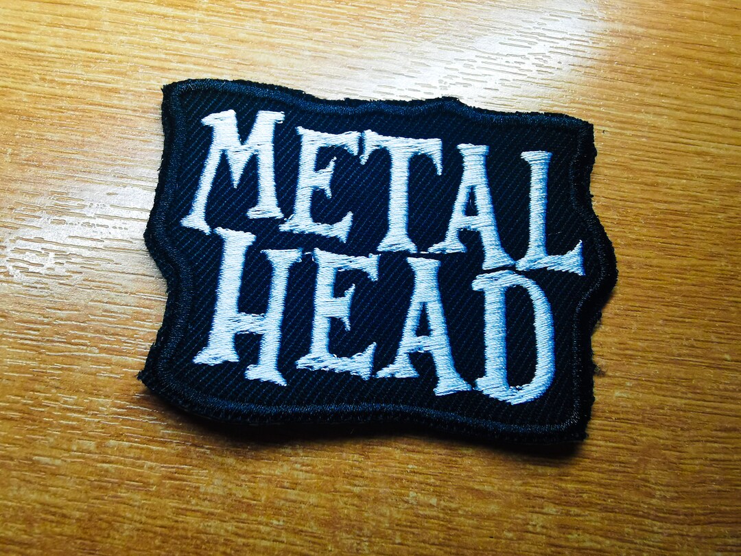 Metal Head Gothic Style Iron on Embroidered Patch - Etsy