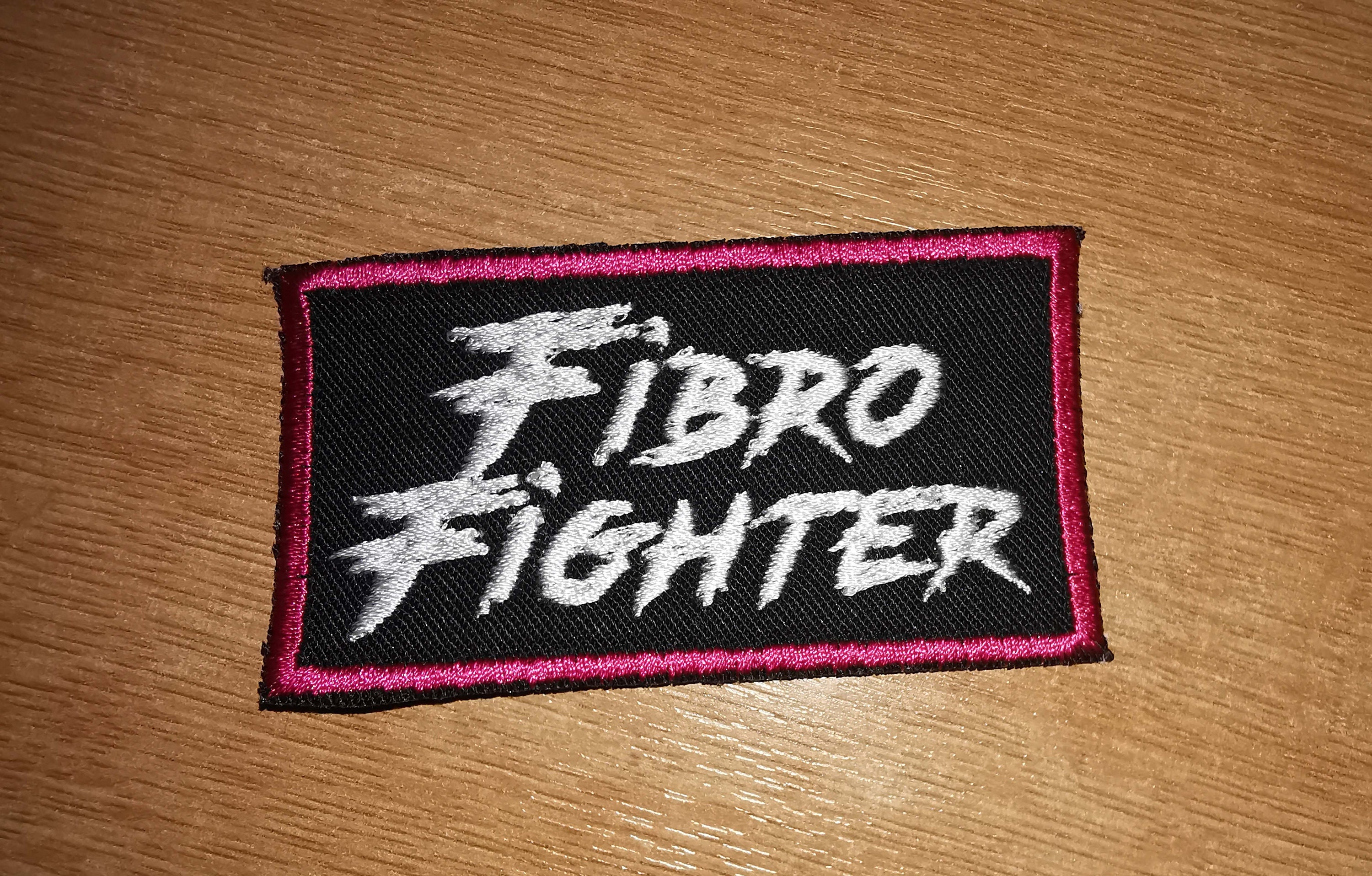 Fibromyalgia Iron on Embroidered Patch Fibro Fighter Gift | Etsy