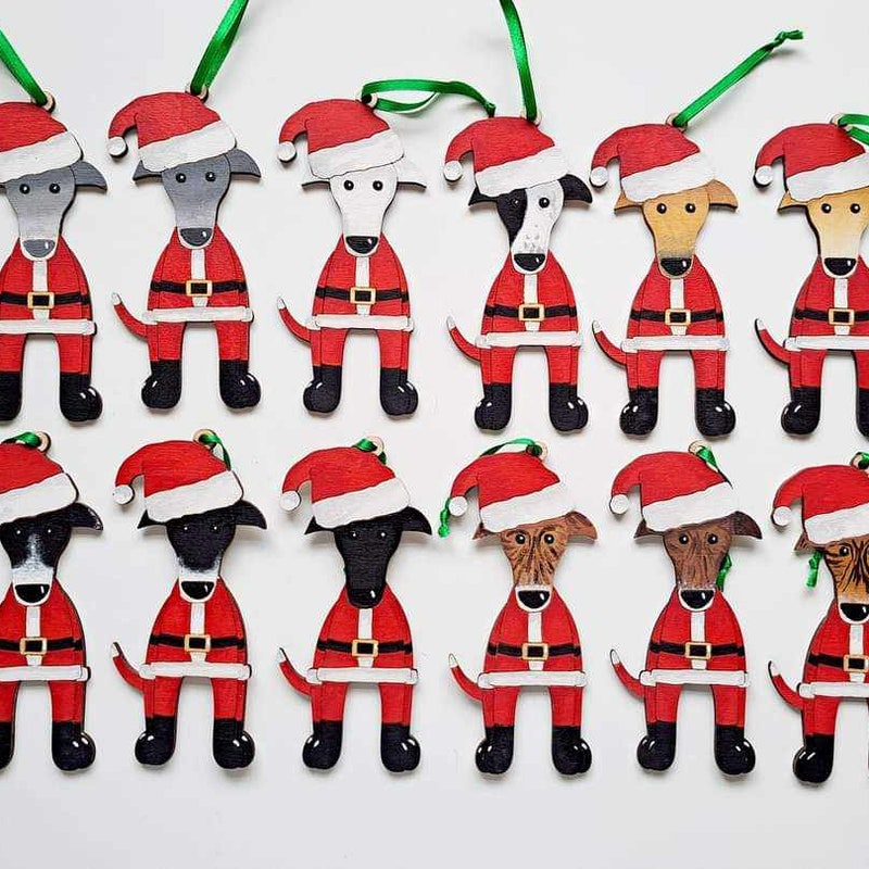 Greyhound Christmas - Etsy