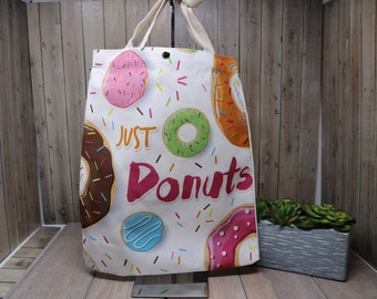 Donut tote bag | Etsy