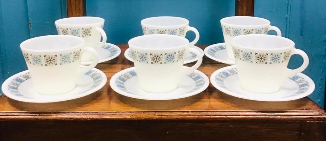 Vintage Retro Pyrex JAJ Tea Set - Etsy
