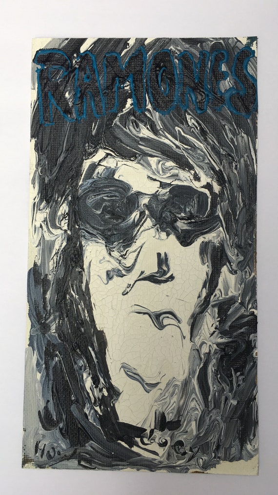 Original Vintage Ramones Joey Ramone Oil Painting - Etsy