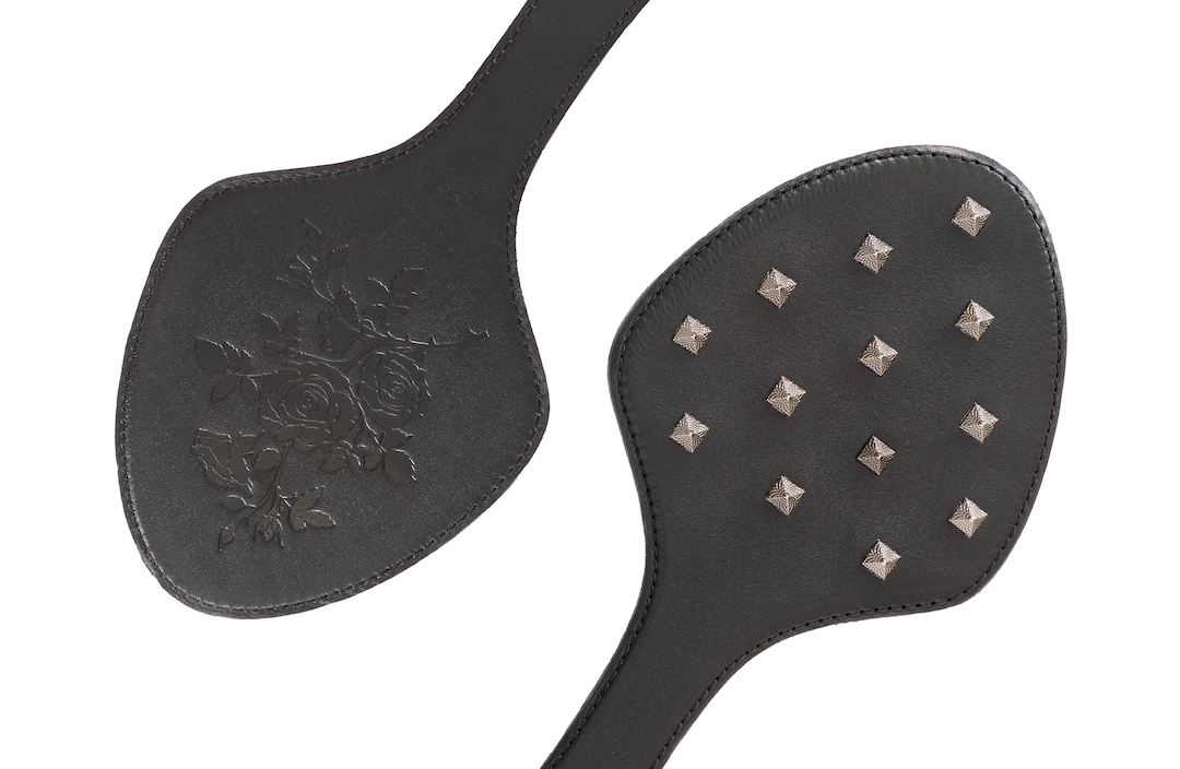 Genuine Leather Spanking Paddle With Spikes, Advance Spanking Tool ...