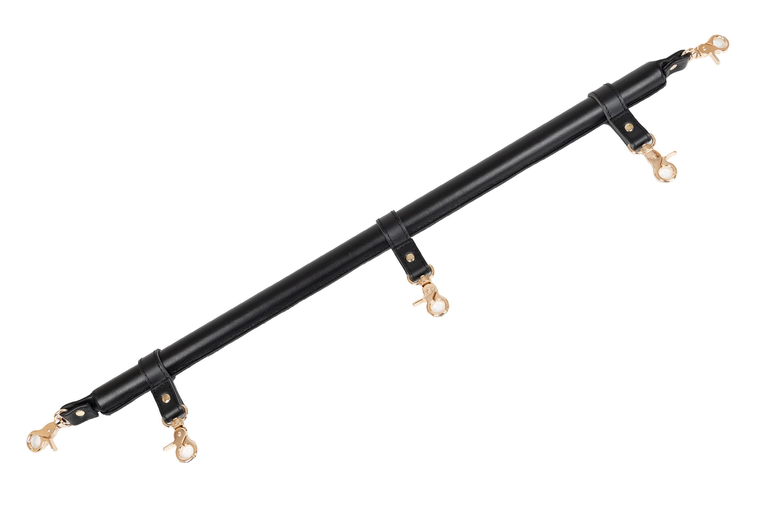 5-point Leather Spreader Bar Set – Full Body Bondage Kit With Cuffs ...