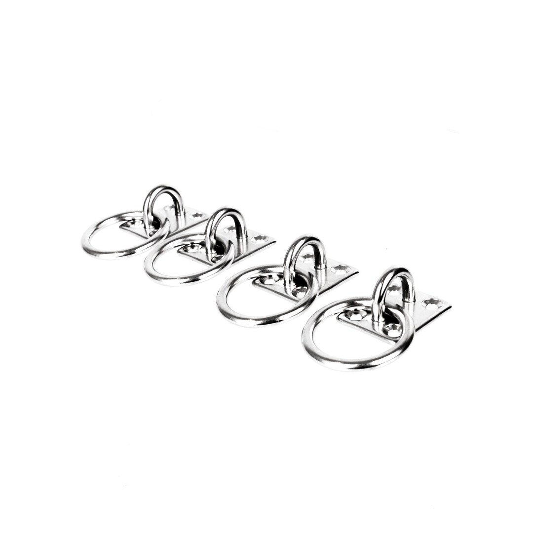 Set of 4 Hitching Rings With Plate, Restraint Shackles, Accessory for ...
