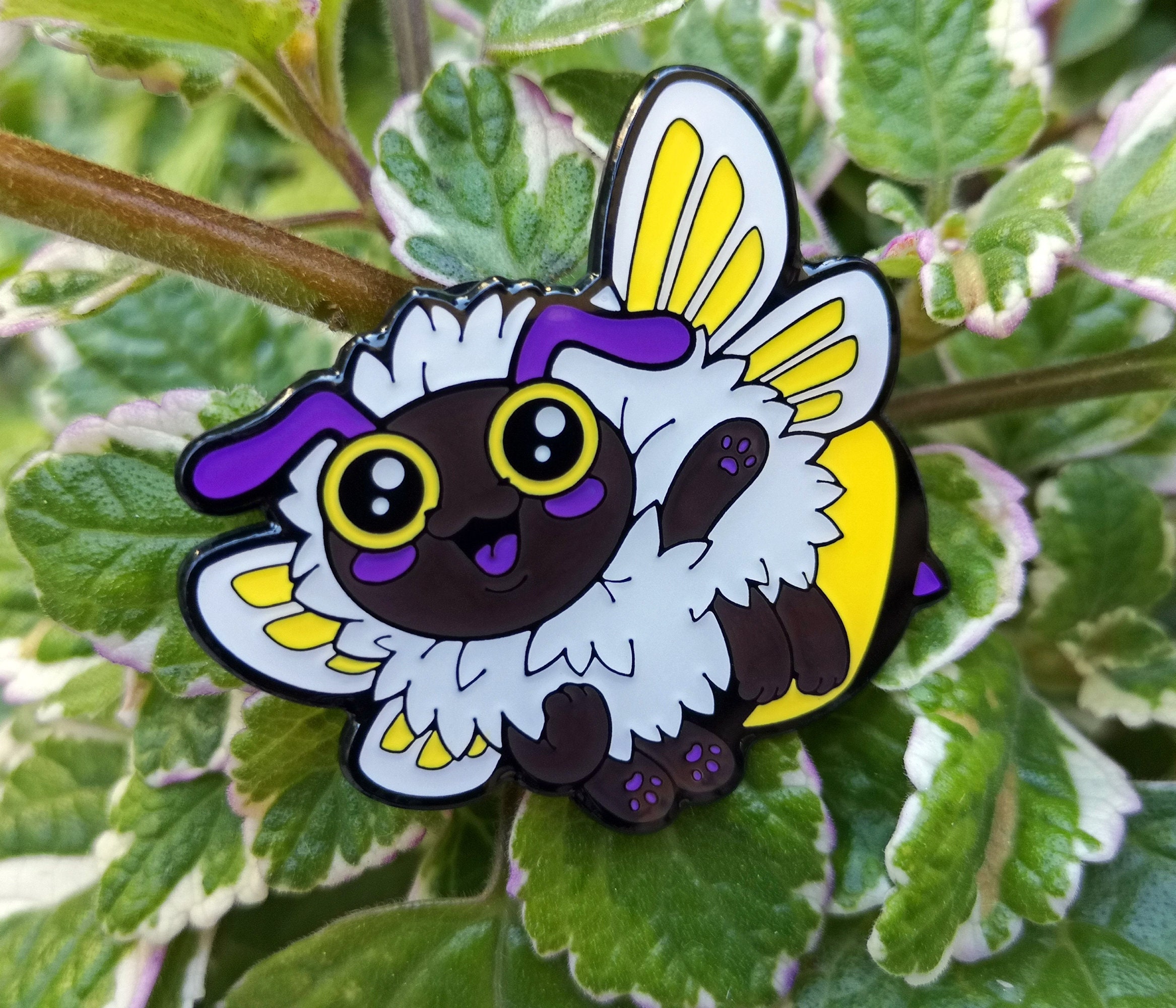 ENBEE Soft Enamel Epoxy Pride Pin Nonbinary NB Enby LGBTQI - Etsy