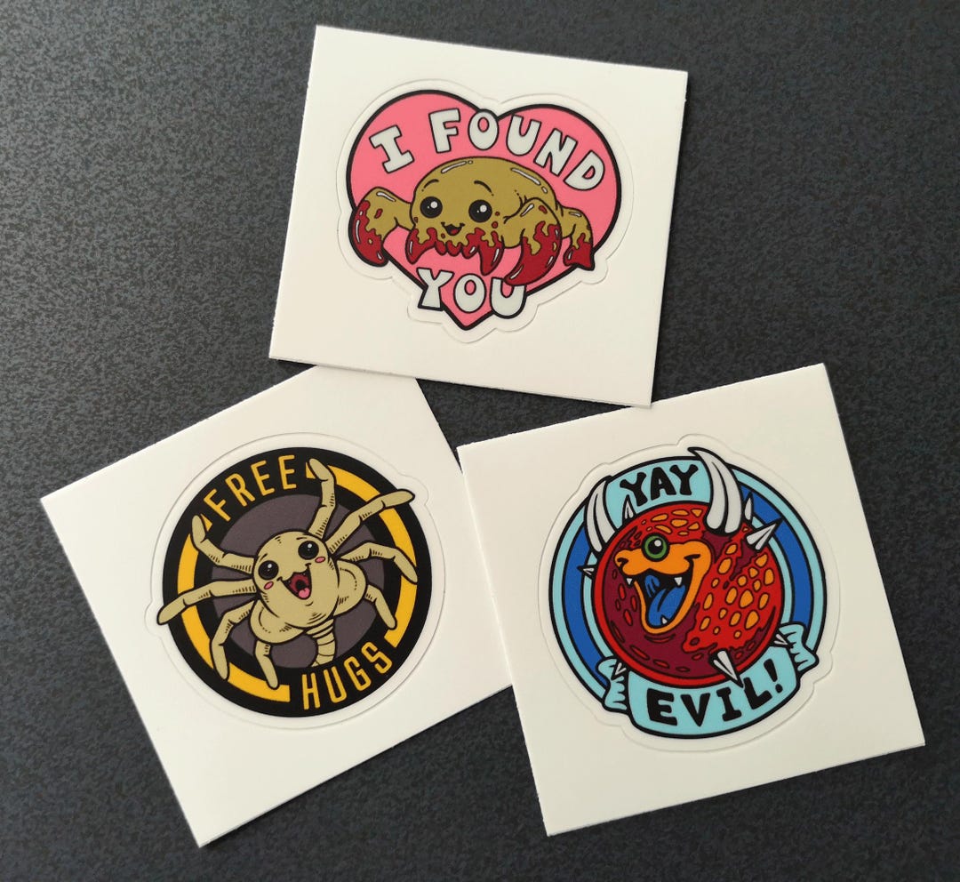 MINI MONSTERS | Sticker Pack | Sticker Set | 3 Stickers | Halflife Doom ...