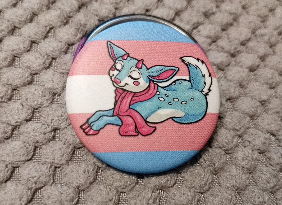 Pride Pun Pins NB Enby Enbee Transgender Transgendeer Ace | Etsy