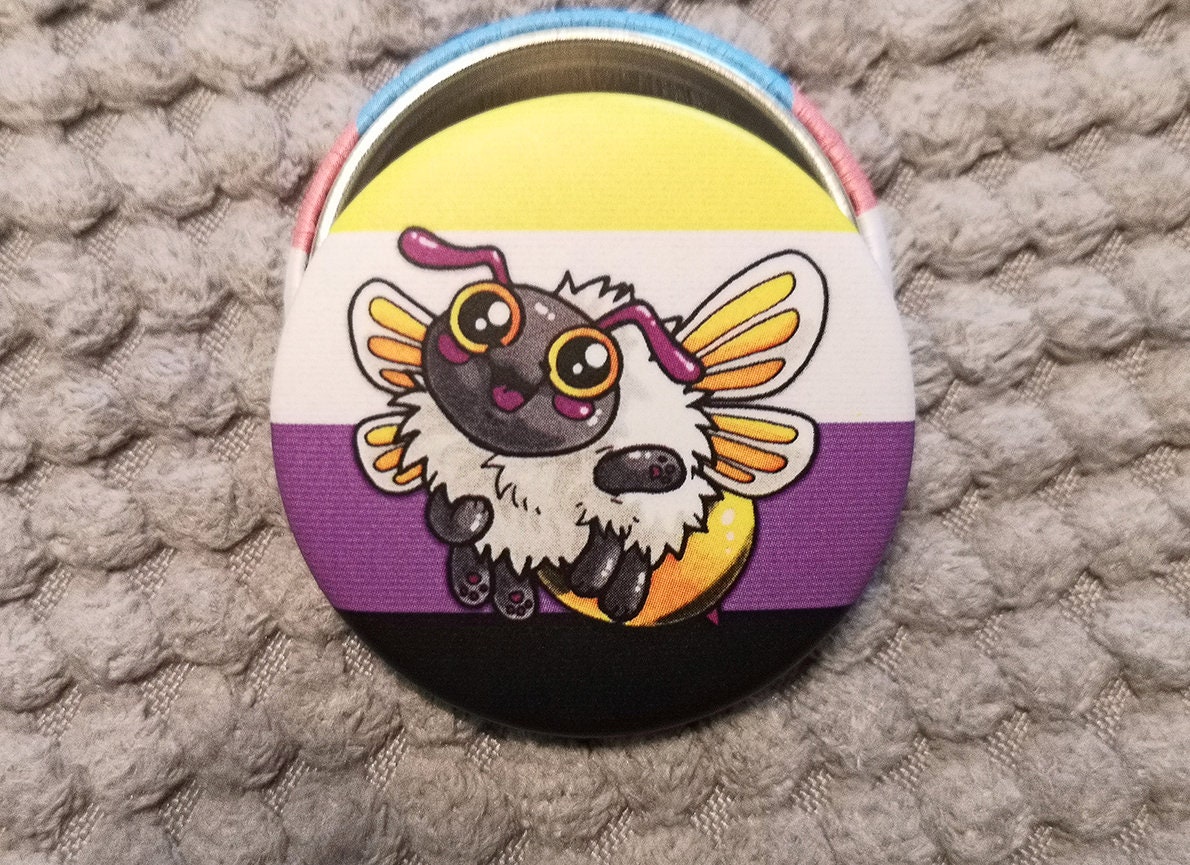 Pride Pun Pins NB Enby Enbee Transgender Transgendeer Ace | Etsy