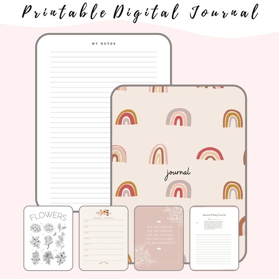 Journal Digital Journal Instant Download | Etsy
