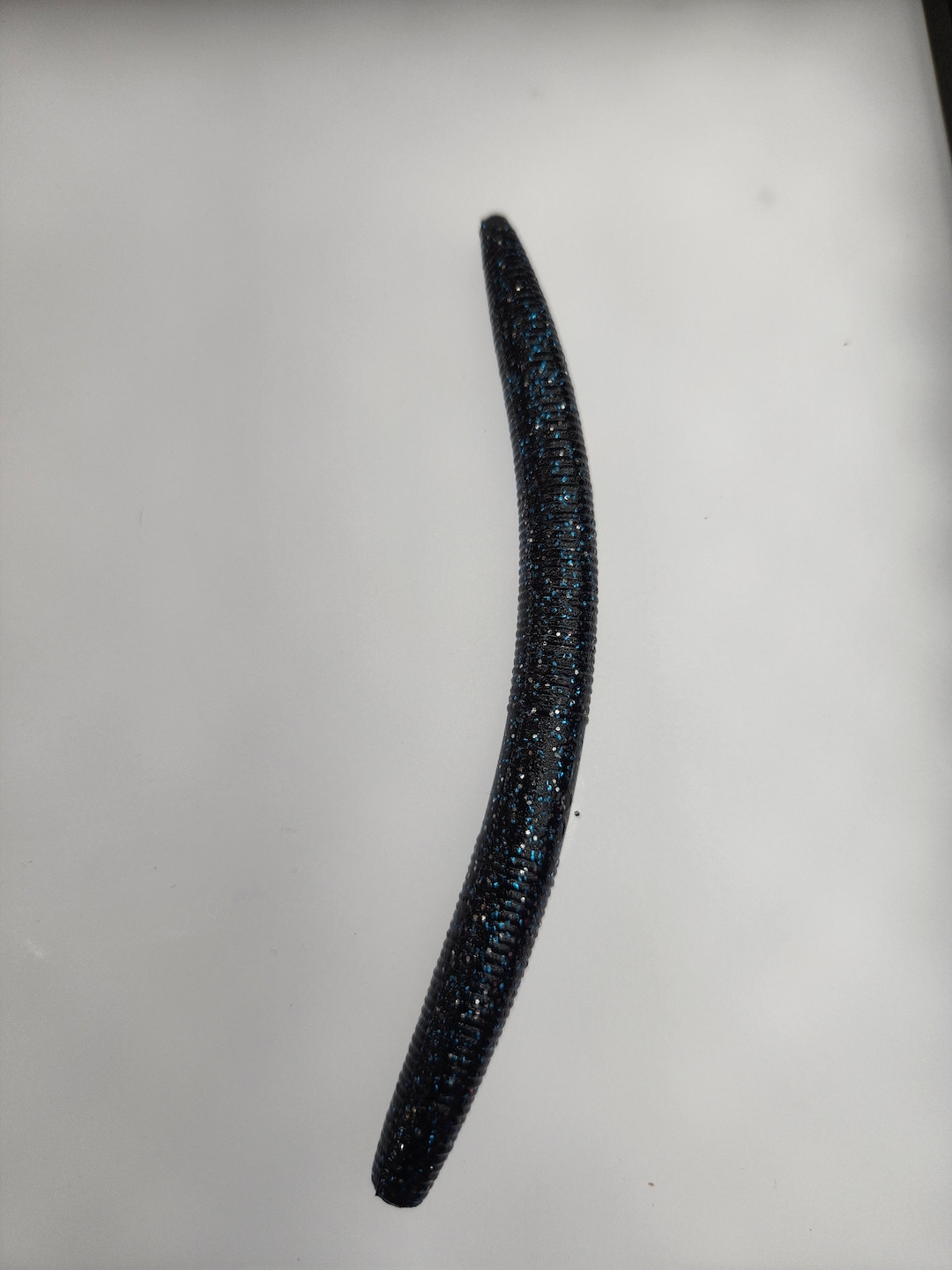 5" Stick Worms Black Blue and Silver Color (8 Pack) - Etsy