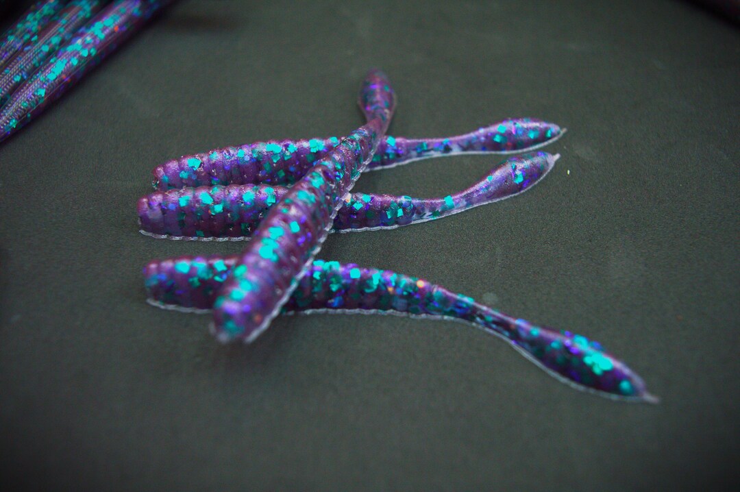 3" Wave Worms Junebug Color (as Seen You Youtube) (4 Pack) - Etsy