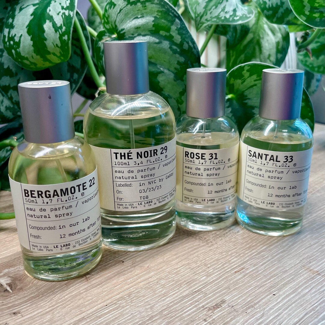Le Labo Samples Santal 33, the Noir 29, Rose 31, Bergamote 22 2 Ml, 5 ...