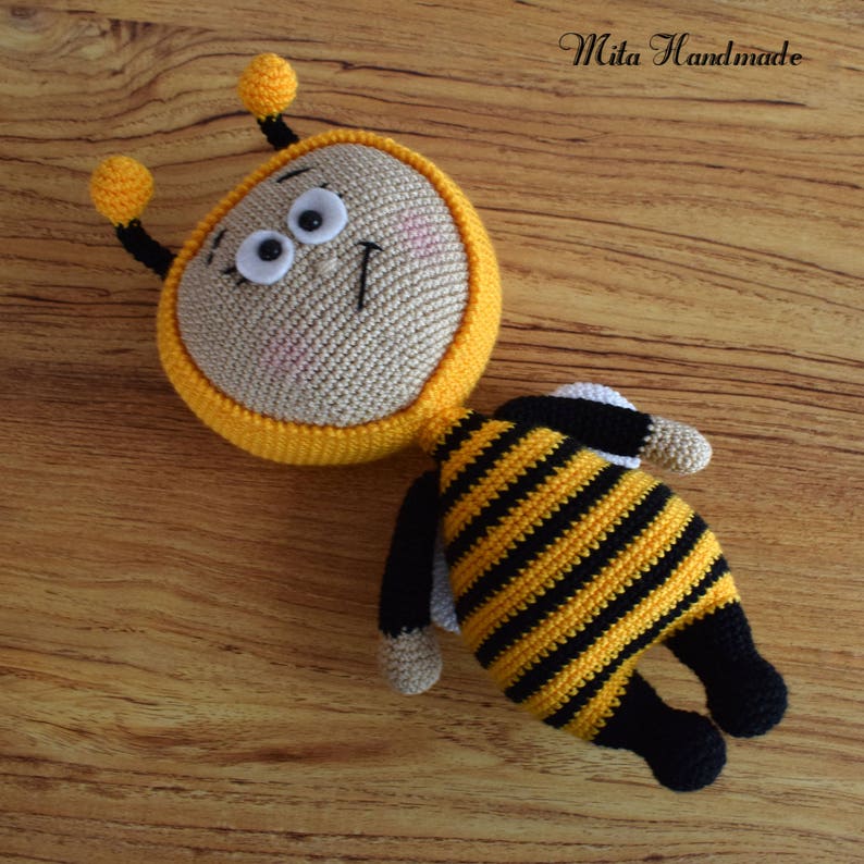 Muñeca abeja crochet muñeca amigurumi muñeca crochet muñeca | Etsy