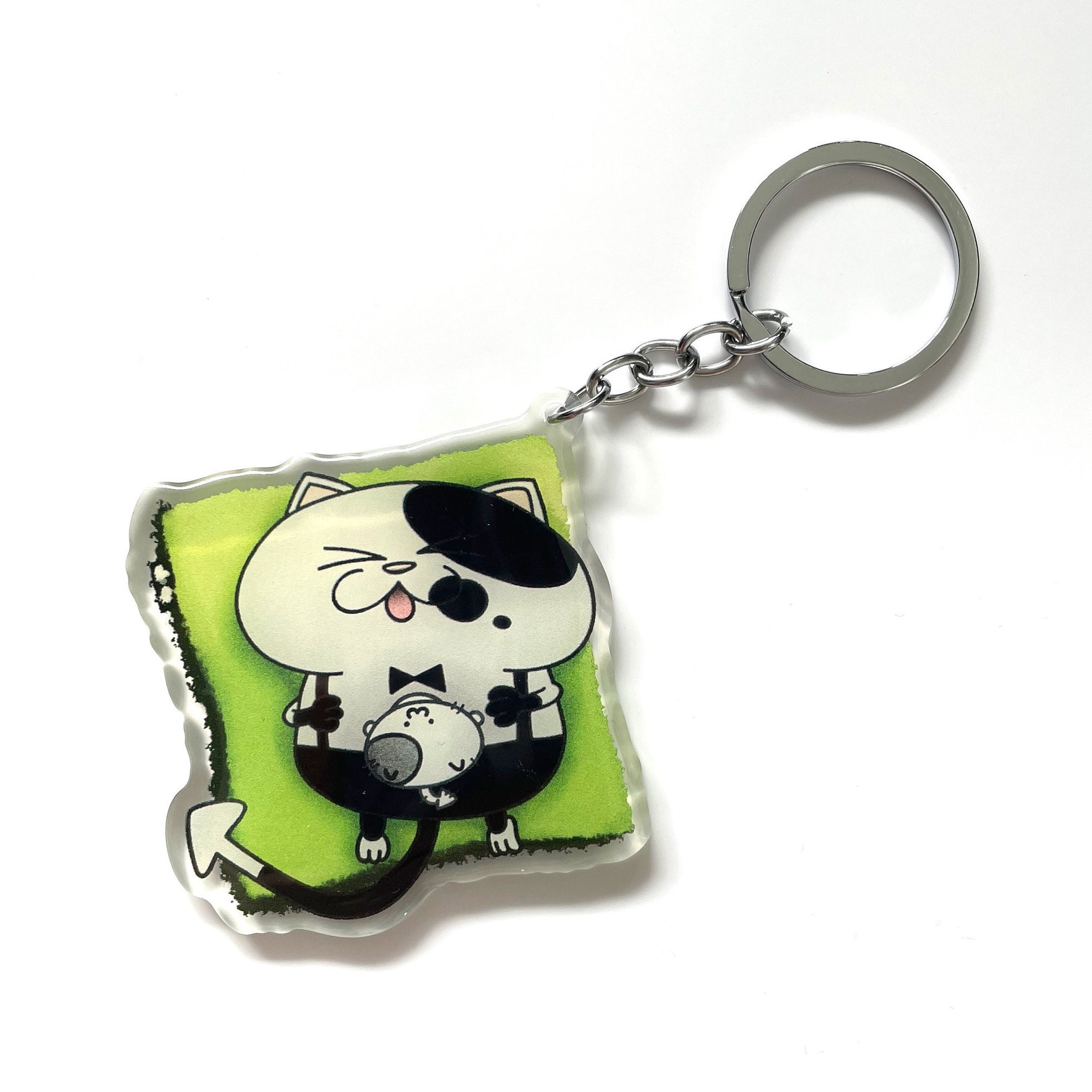 Judd & Li'l Judd Splatoon 3 Keychain Charm Inkling Boy Inkling Girl Cat ...