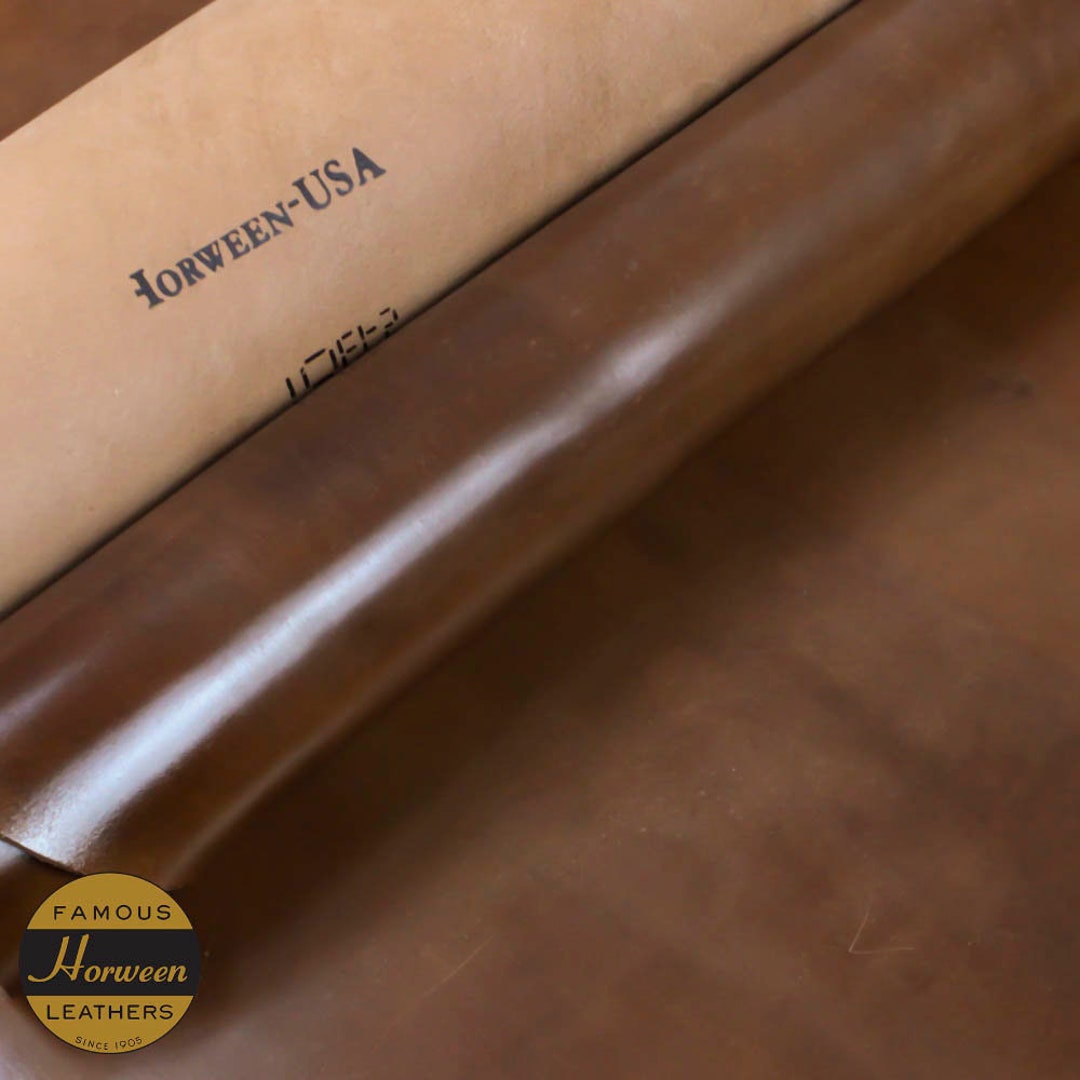 Horween Genuine Shell Cordovan Bourbon M 1.7 1.9 Sq Ft - Etsy