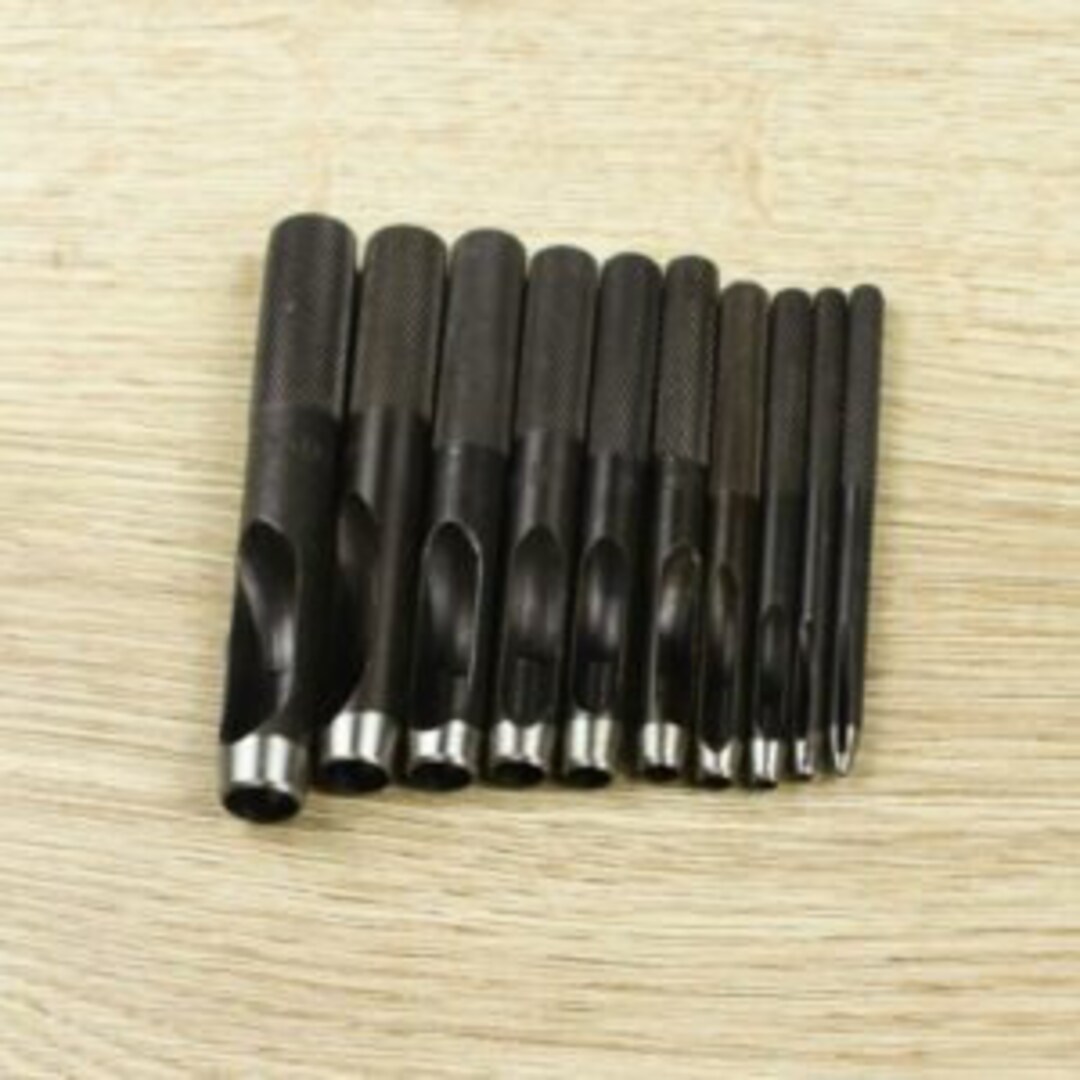 Leather Crafting Hole Punch, 10 Piece Set - Etsy