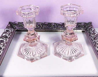 Pink glassware | Etsy