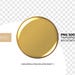 Gold Badge Mockup, Round Button Pin (PNG Digital Download) - Etsy