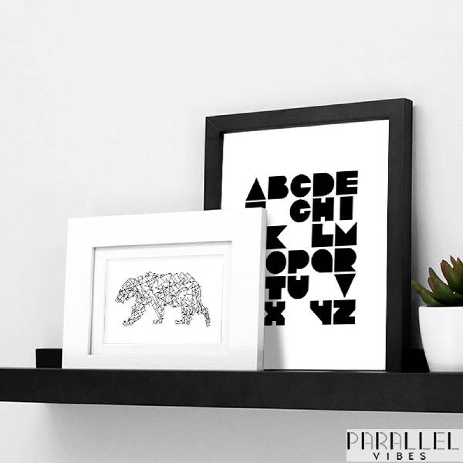 Alphabet Poster,abc Wall Art, ABC Poster, ABC Chart, Alphabet Print ...
