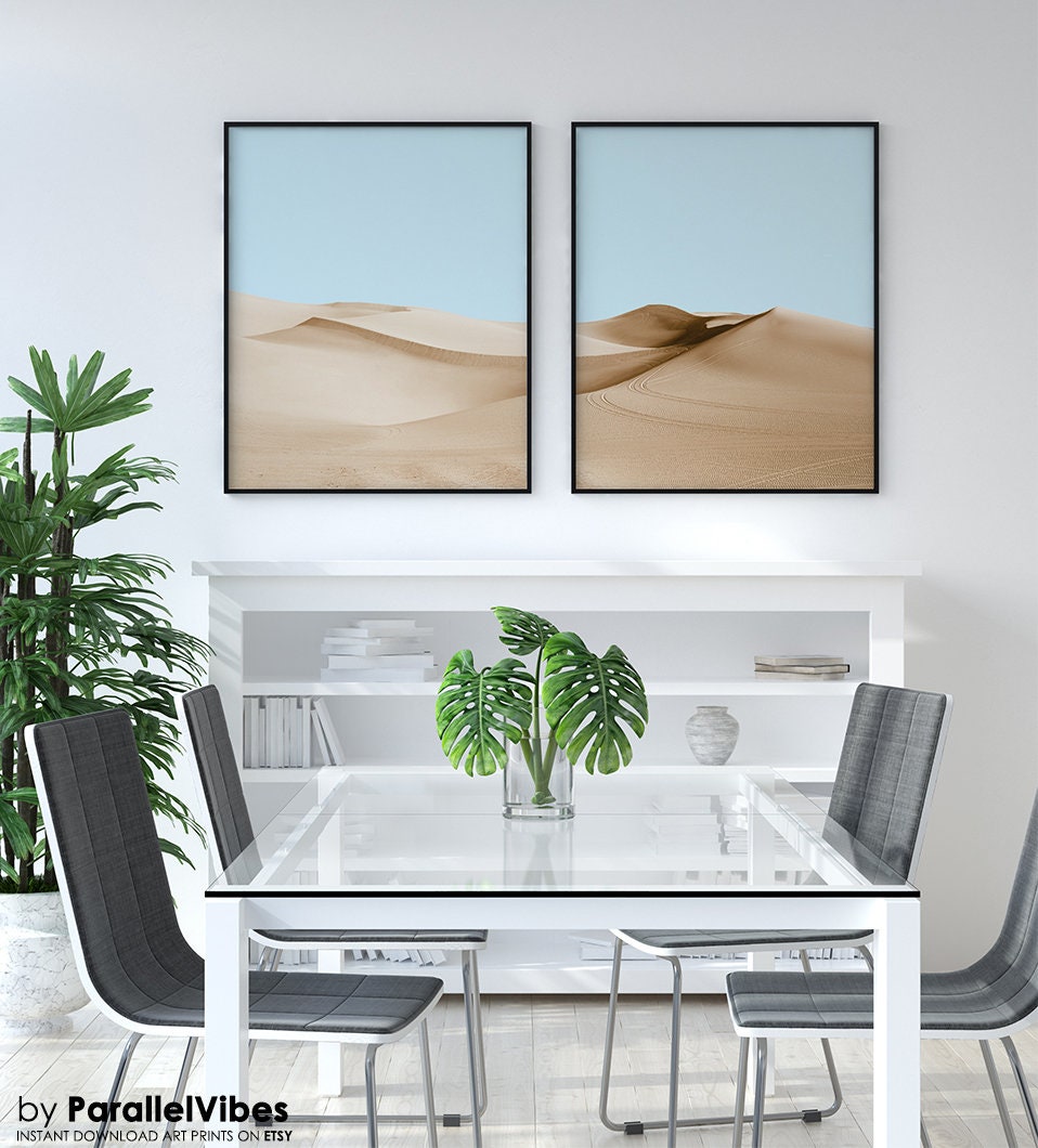 Sand Dunes Print Travel Poster Desert Photography Printable - Etsy Canada