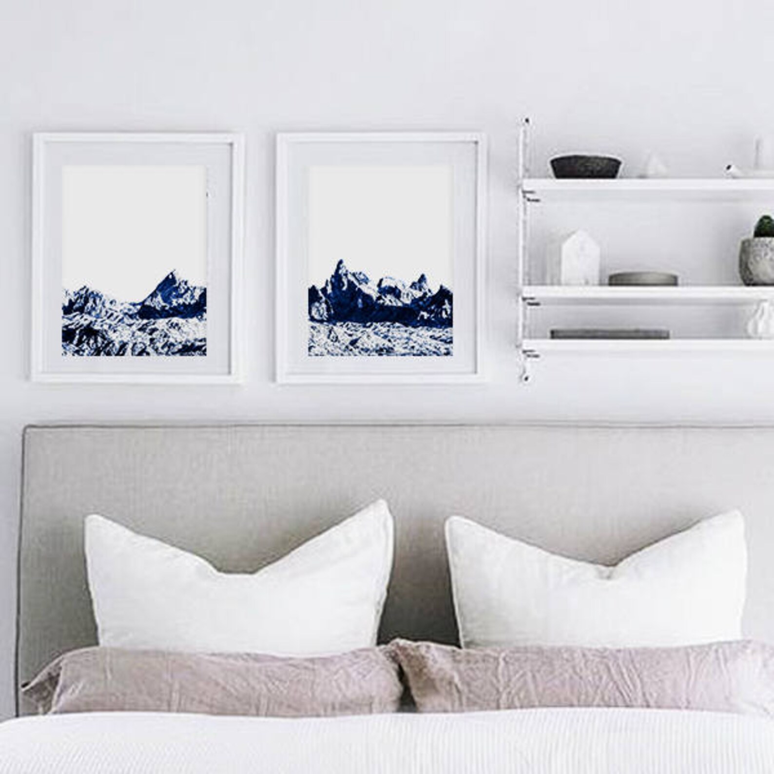 Mountain Print Minimalist Artmodern Art Print Printable - Etsy