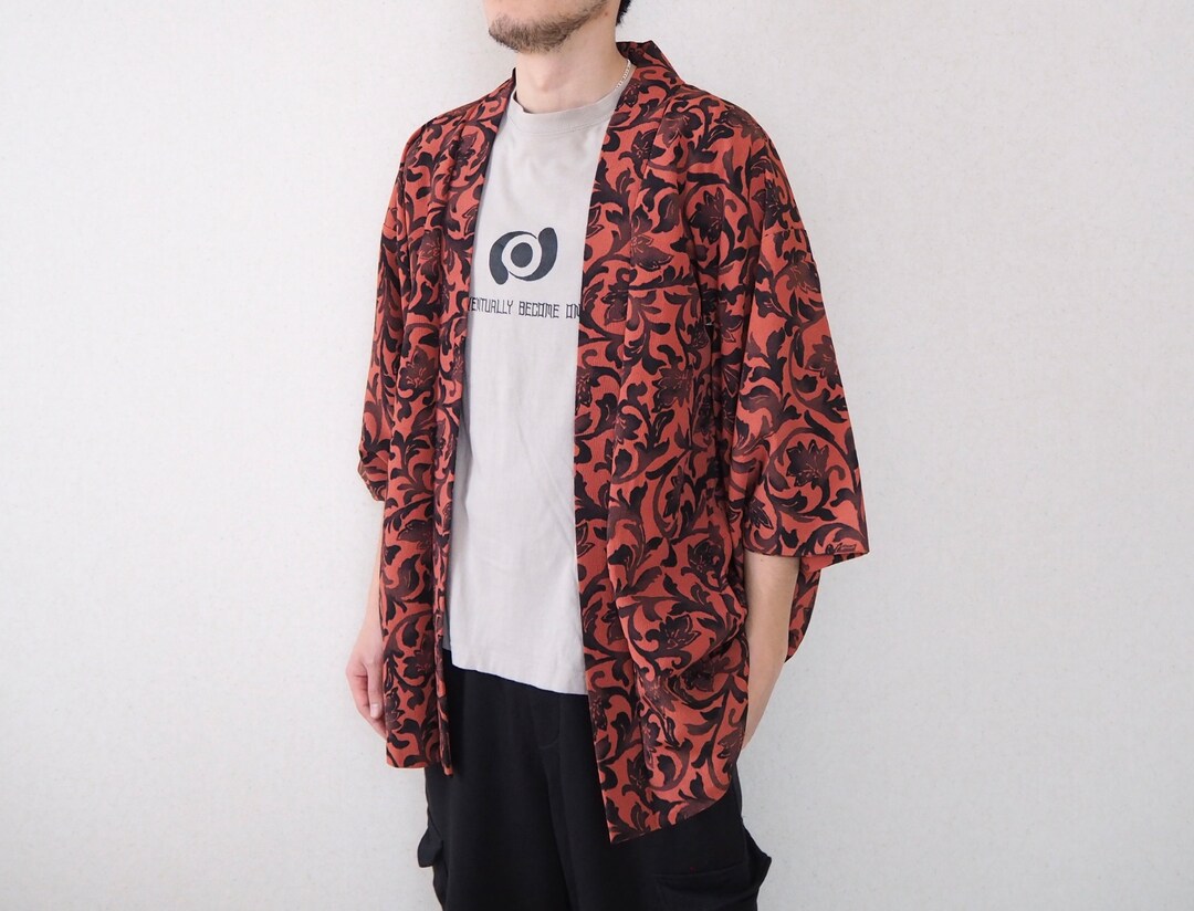 Japanese Vintage Haori, Silk Haori Mens, Kimono Jacket Haori Women ...