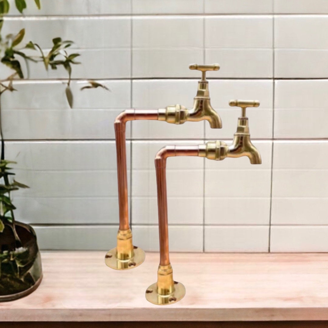 Vintage Style Brass and Copper Kitchen Taps Vintage Style - Etsy UK