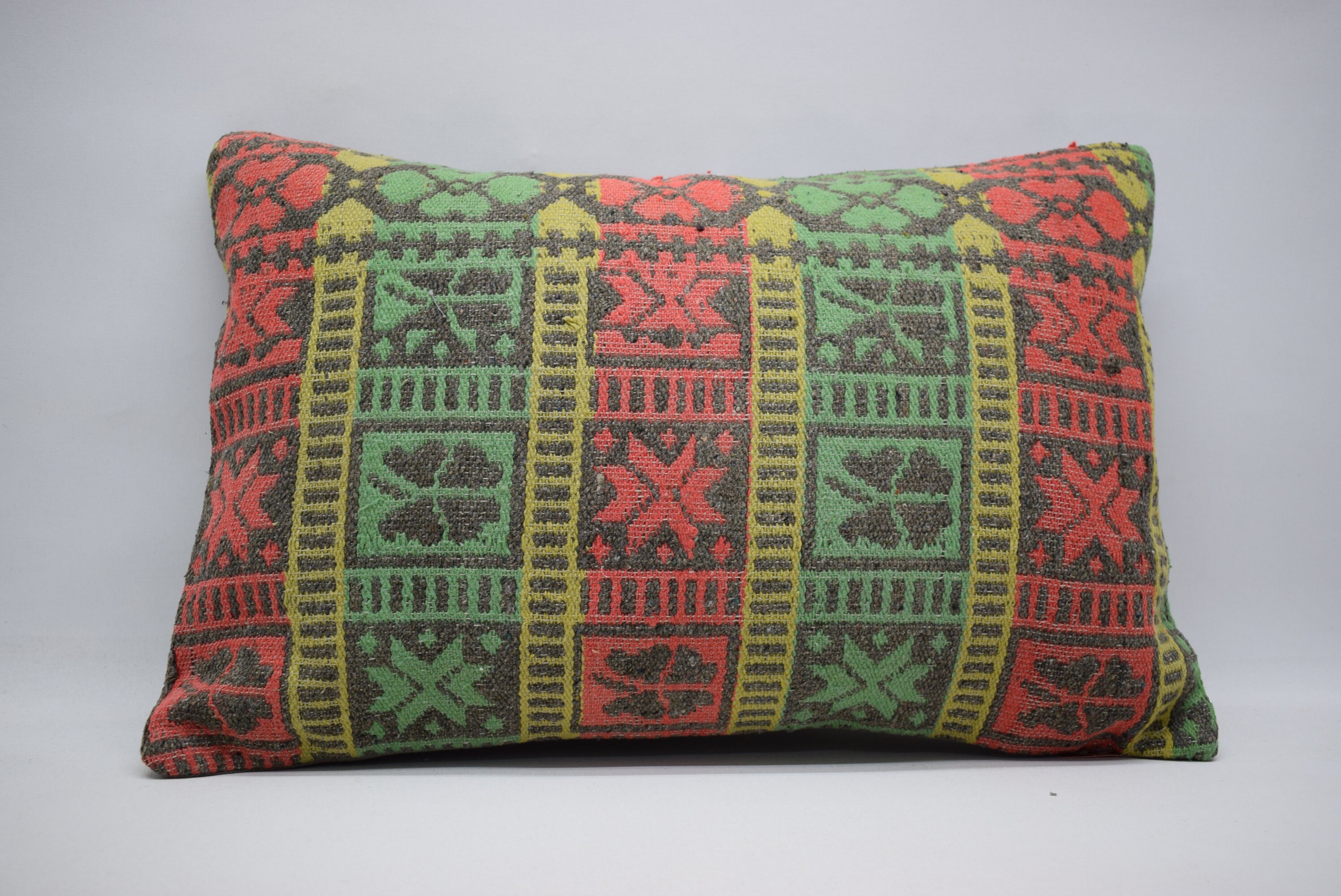 Rare Anatolian Embroidered Aztec Pillow Kilim Pillow 16x24 - Etsy