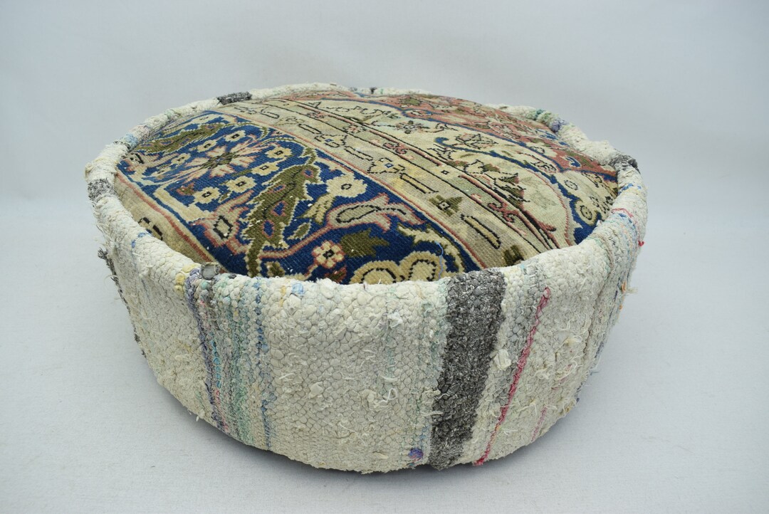 Moroccan Style, Round Pouf, Camping Pillow, Garden Pouffe, Throw Pillow ...