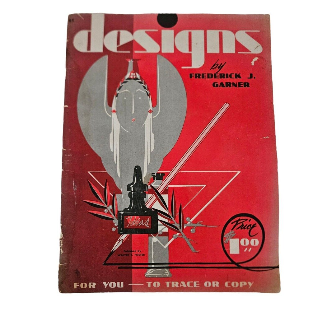 Vintage Designs for You to Trace or Copy by Frederick J. Garner Junk ...