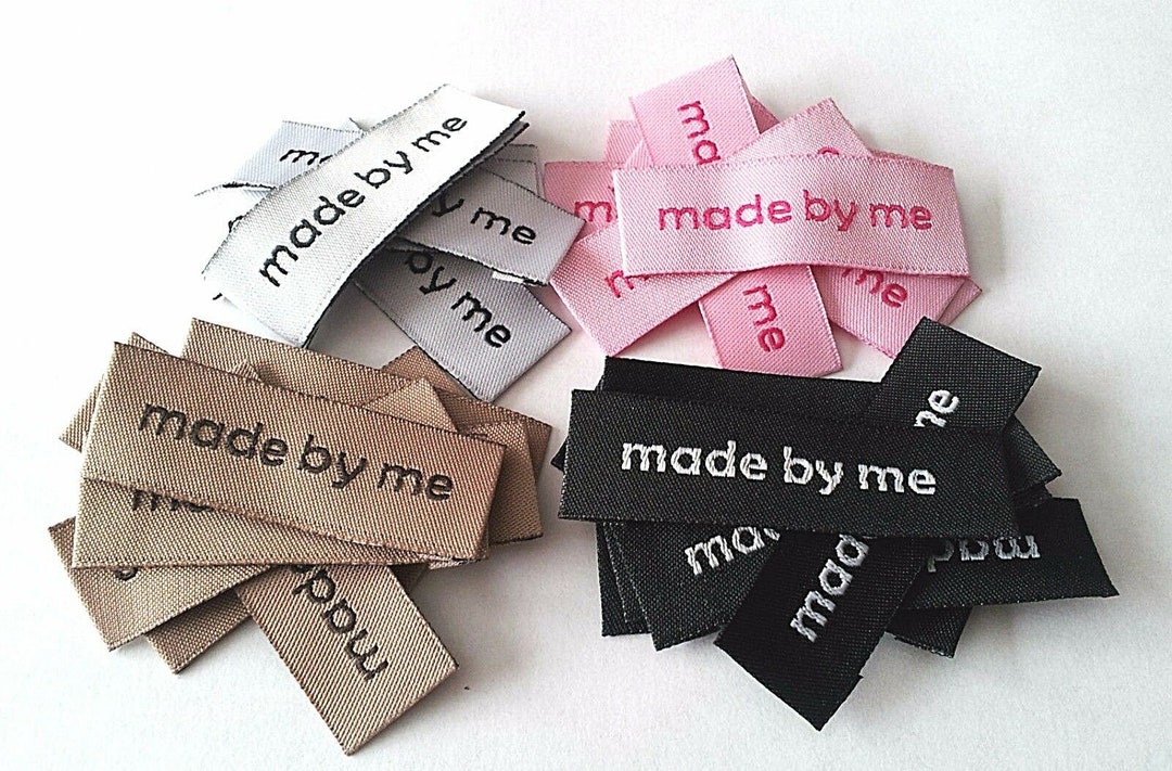 Label Labels for Sewing on 20 Pieces in 4.4 X 1.4 Cm Made by Me ...