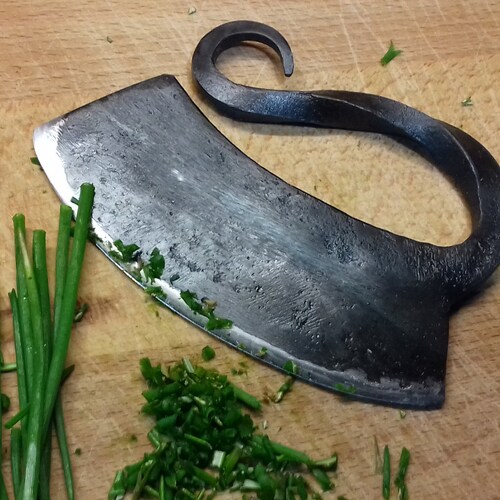 SMOOTH Blacksmith Forged Vegetable / Herb Choppers - Etsy