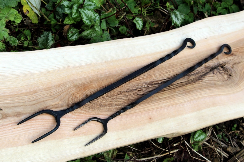Hand Forged Toasting Fork - Etsy