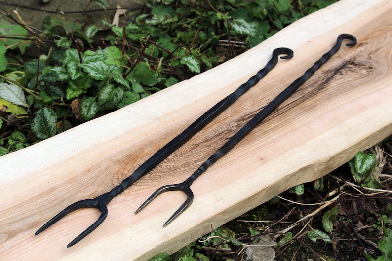 Hand Forged Toasting Fork - Etsy