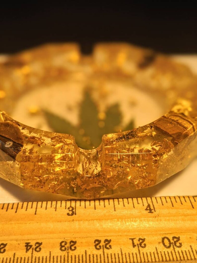 Real Marijuana Leaf and 14kt Gold Leaf, Silver Leaf, and Copper Leaf ...