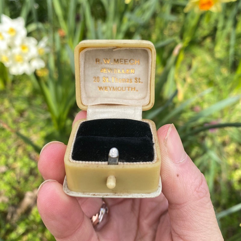 Antique Ring Box - Etsy