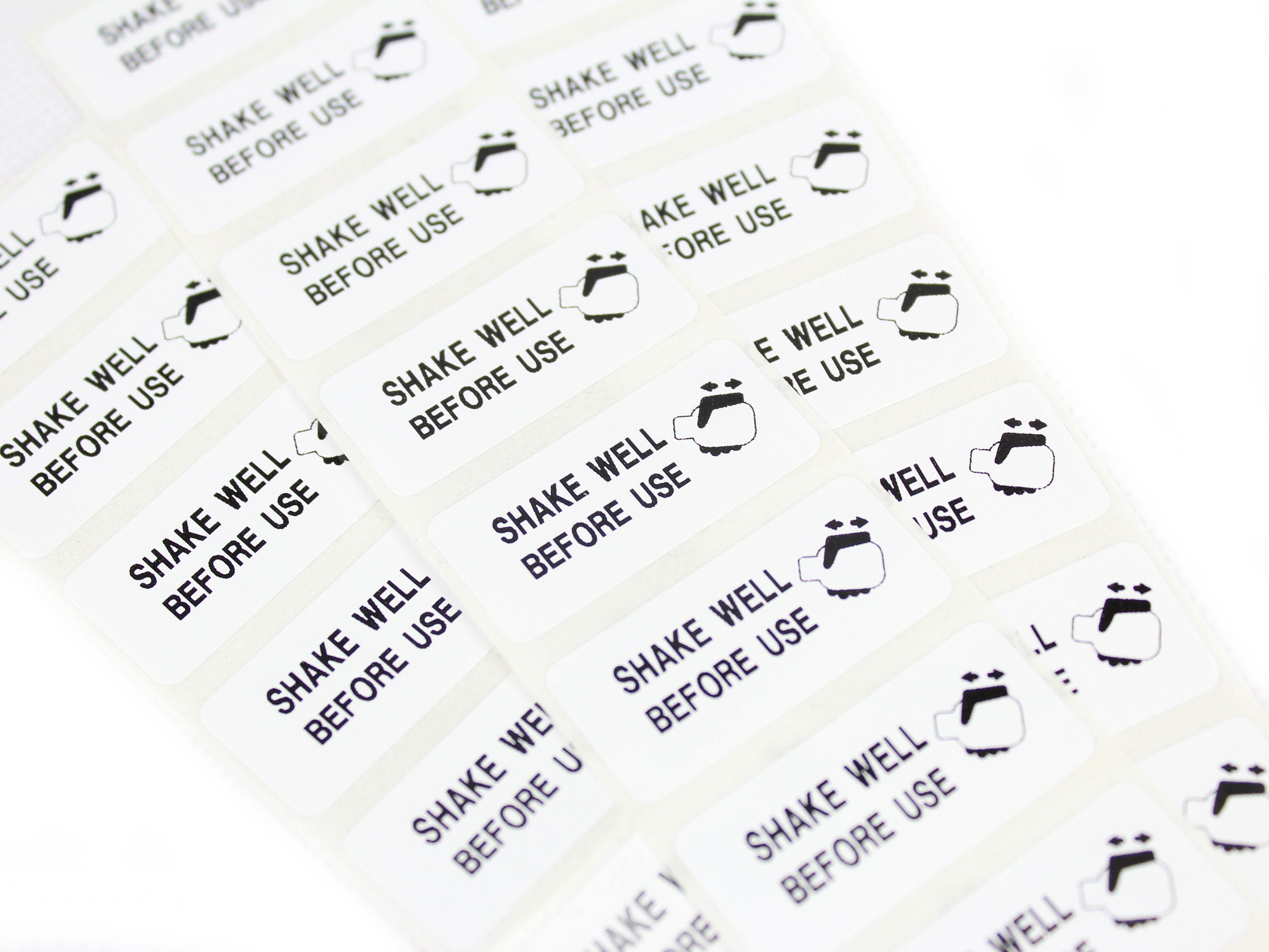 1,000 Labels, Shake Well Before Use Labels / Sticker. 38mm X 16mm ...