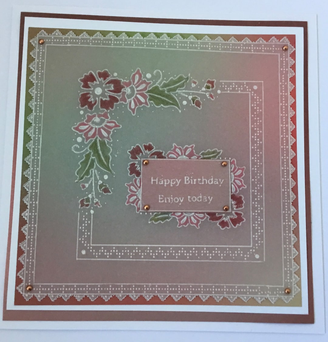 Handcrafted Parchment Birthday Card - Etsy