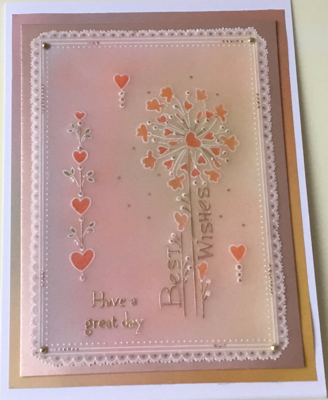 Handmade Parchment Card for a Special Person - Etsy