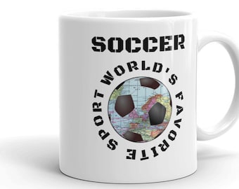 SOCCER COFFEE MUG Sports Coffee Mug Sport Quotes Cup Football Coffee ...