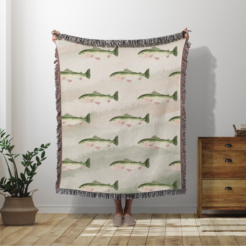 Trout Quilt - Etsy