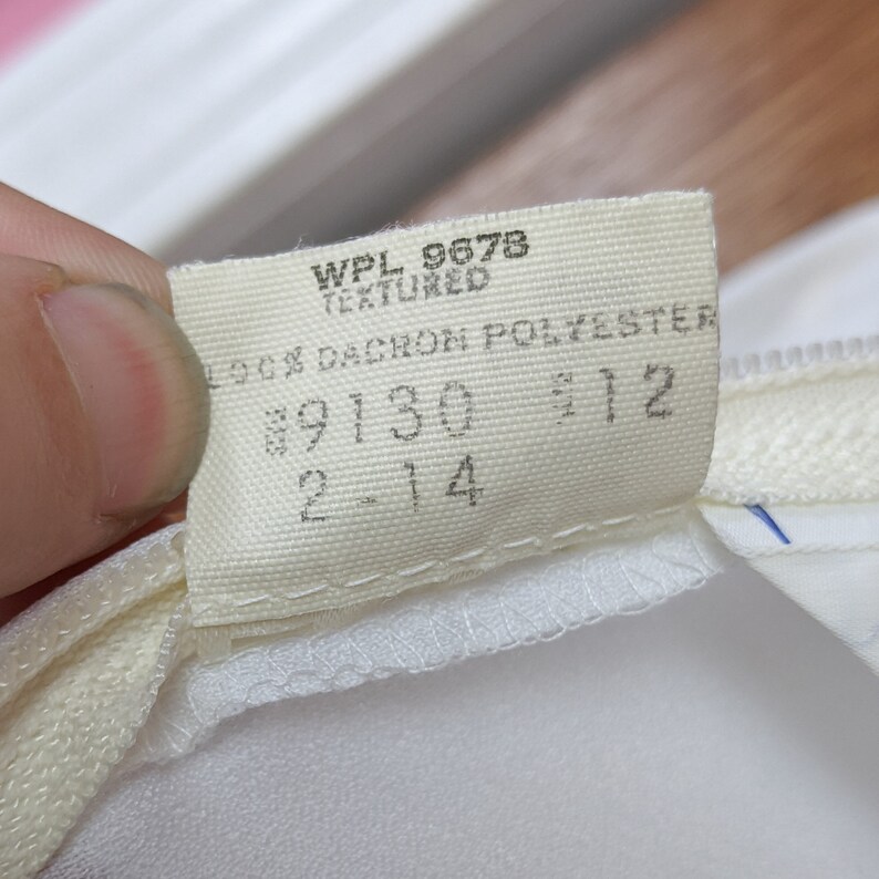 Vintage 70s White & Ivory Crochet Lace Trim Ruffled Poet - Etsy