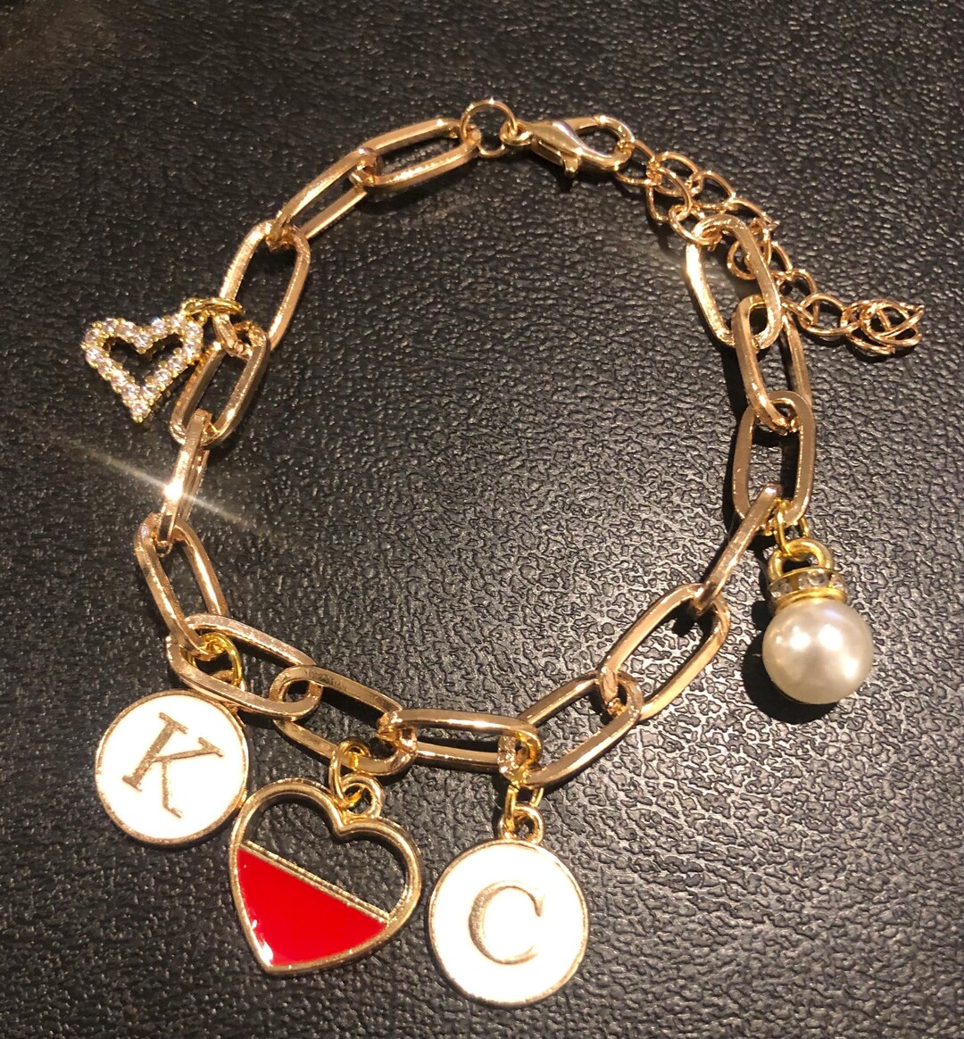 Beautiful Kansas City Chiefs 5 Charm Bracelet. - Etsy