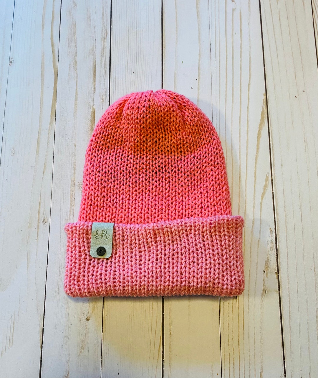Reversible Knit Hat - Etsy