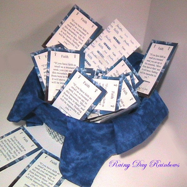 50 Mustard Seed Faith Cards - Etsy